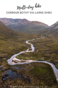 Hiking the Lairig Ghru (Aviemore to Corrour Bothy) - What to Expect ...
