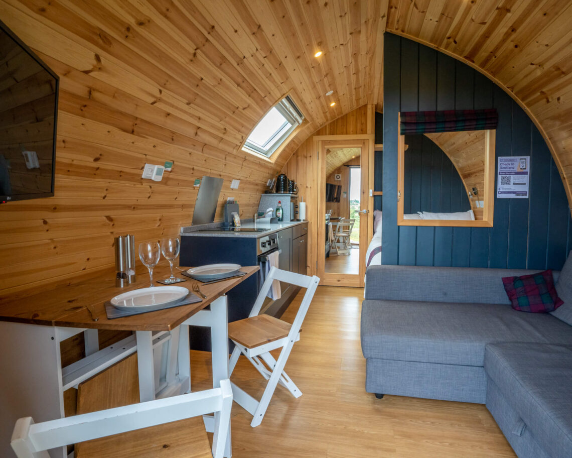 NC500 Pods Brora - A Complete and Personal Review - highlands2hammocks