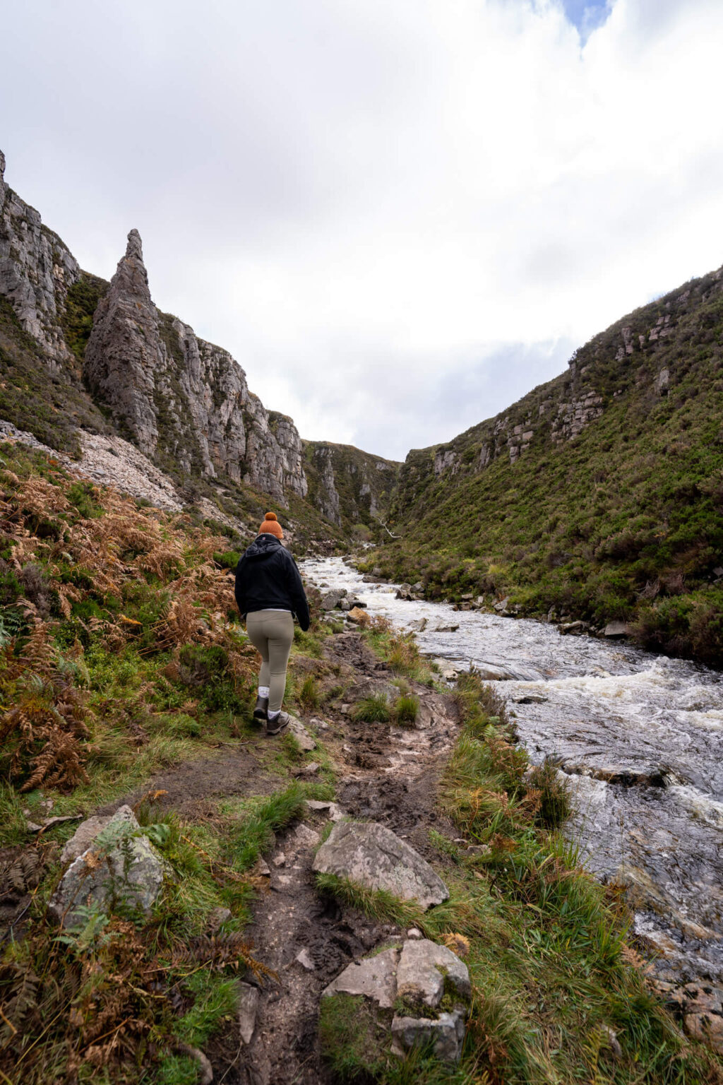 Wailing Widow Falls Waterfall on the NC500 - Loch na Gainmhich How to ...