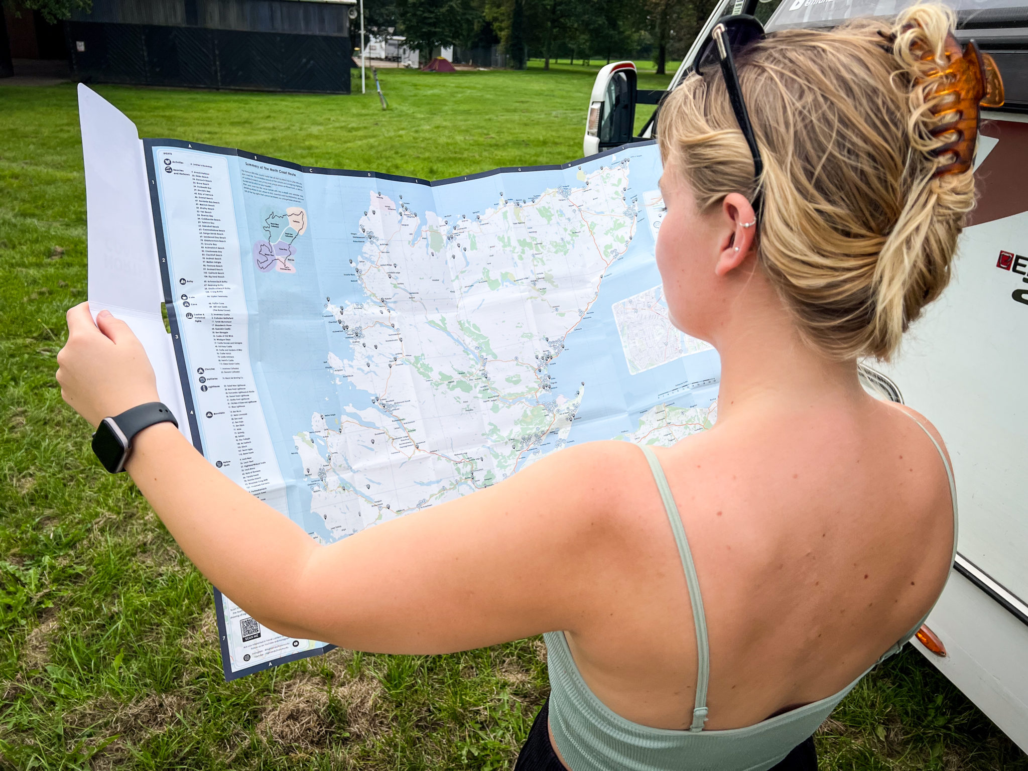 North Coast 500 Road Trip Map - Detailed A1 NC500 Route Planner (2026 ...