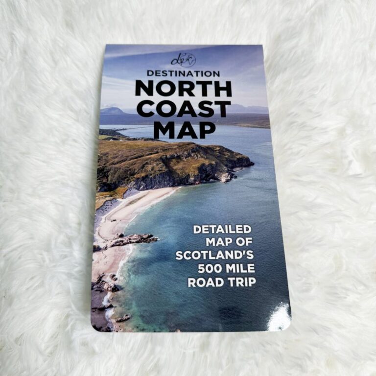 North Coast 500 Road Trip Map - Detailed A1 NC500 Route Planner ...