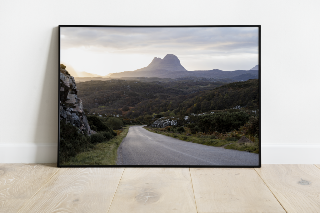 Inverpolly Viewpoint Landscape A3 Photo Print - highlands2hammocks